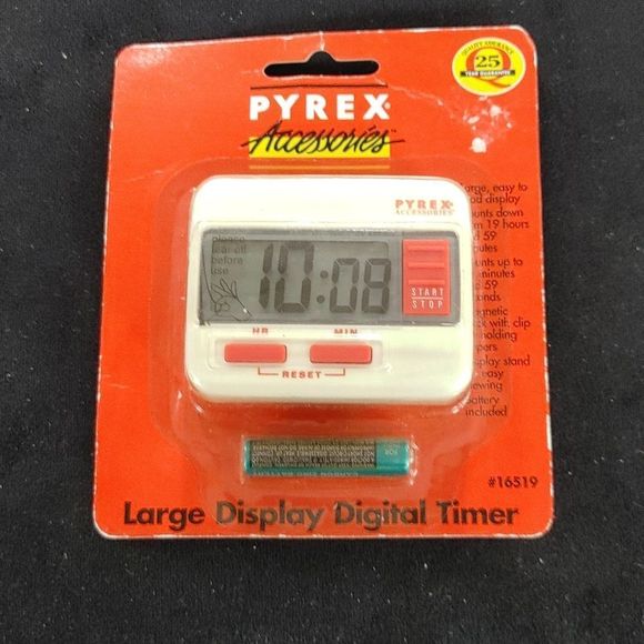 Pyrex | Kitchen | Pyrex Large Display Digital Timer | Poshmark
